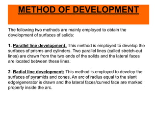 Development of surfaces | PPT