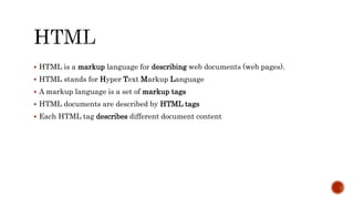 HTML | PPT