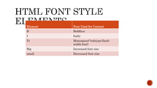 HTML | PPT