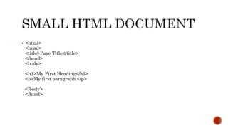 HTML | PPT