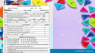 Maths worksheets | PPT