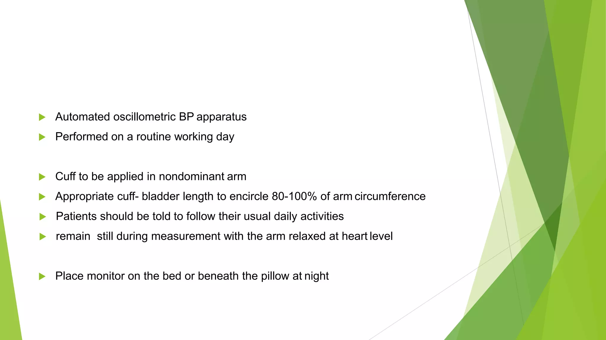 Ambulatory BP monitoring | PPTX