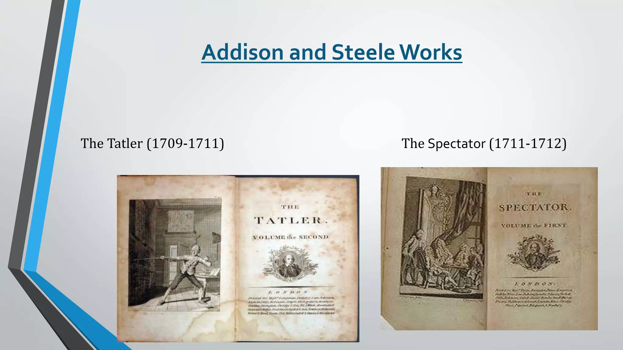 Addison and Steele | PPTX