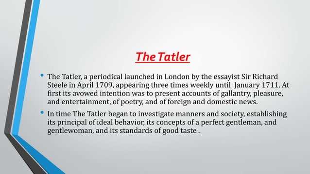 Addison and Steele | PPTX