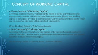 working capital management | PPTX