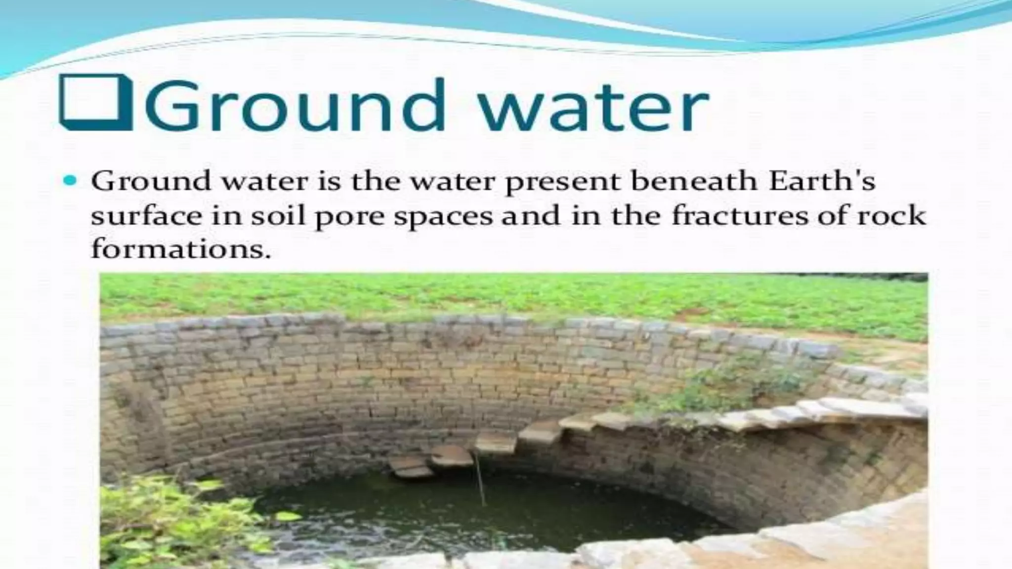 Sources of Water | PPT