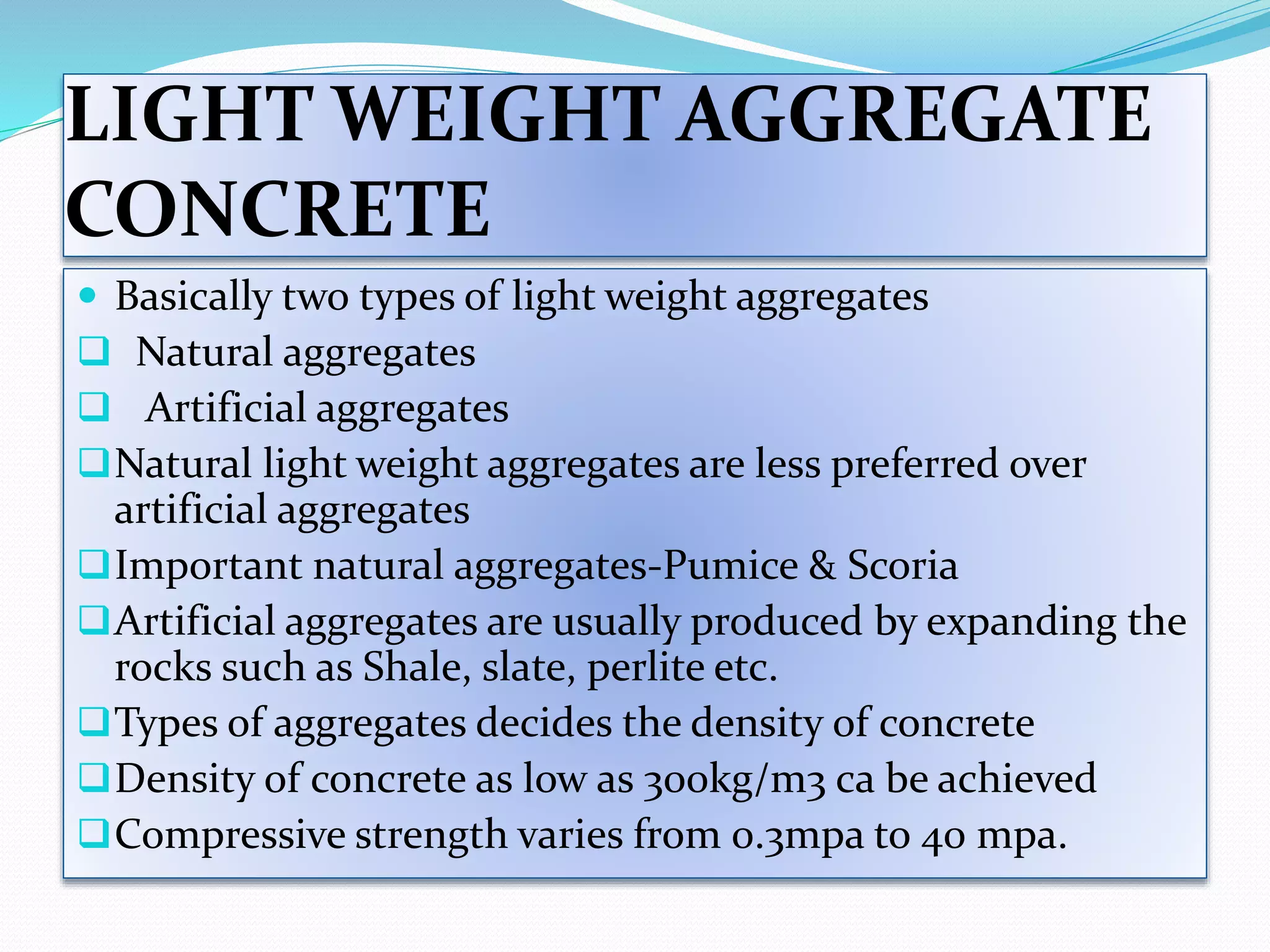 cellular lightweight concrete ppt | PPTX