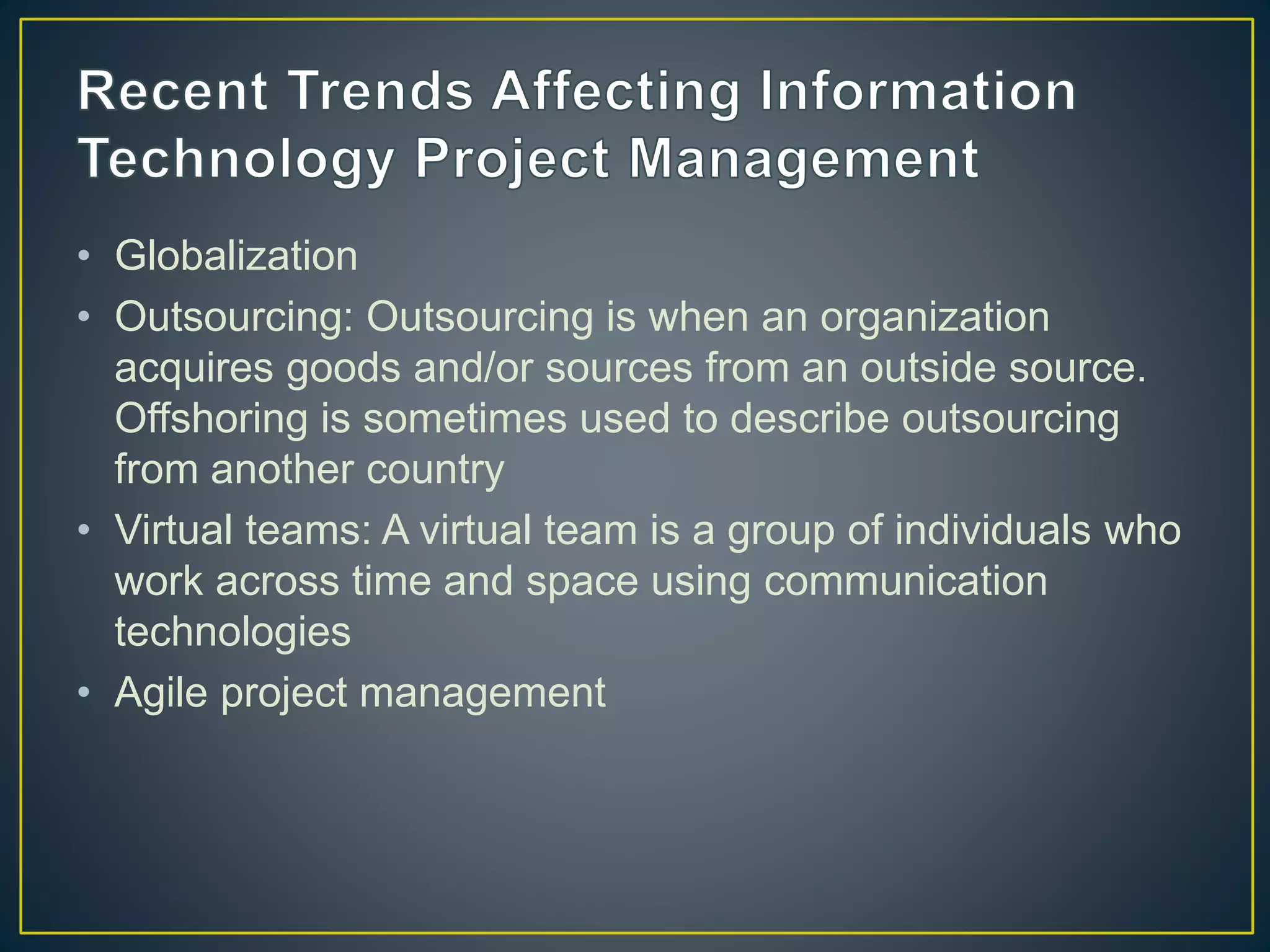 IT Project Management | PPTX