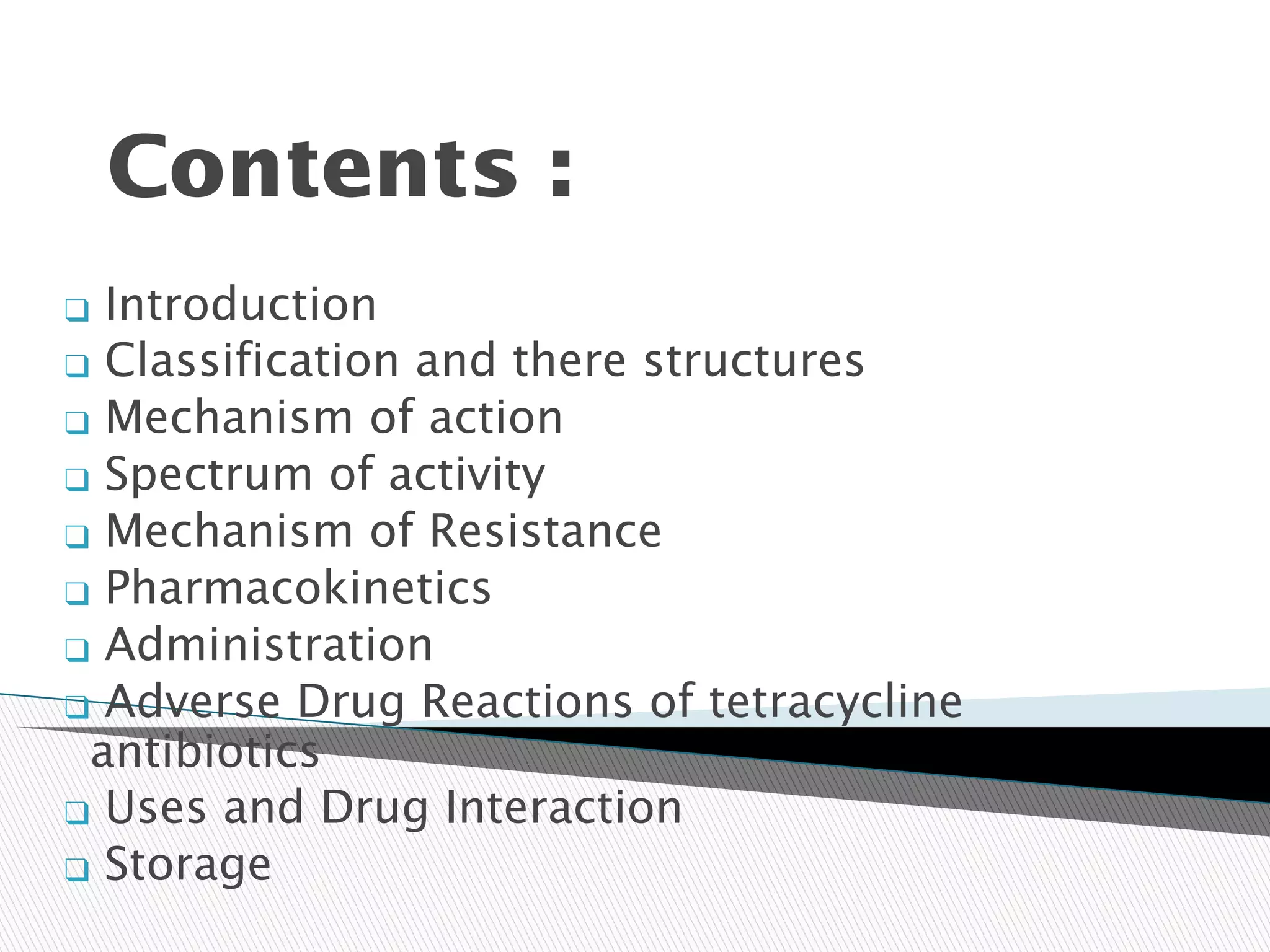 Tetracyclines | PPT