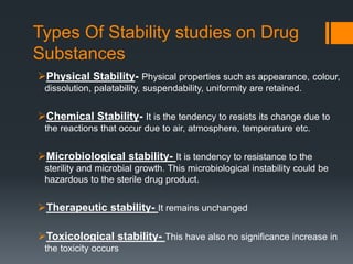 Stability Testing Of Pharmaceutical Dosage Form | PPTX
