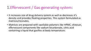 LOW DENSITY SYSTEM/FLOATING DOSAGE SYSTEM | PPT