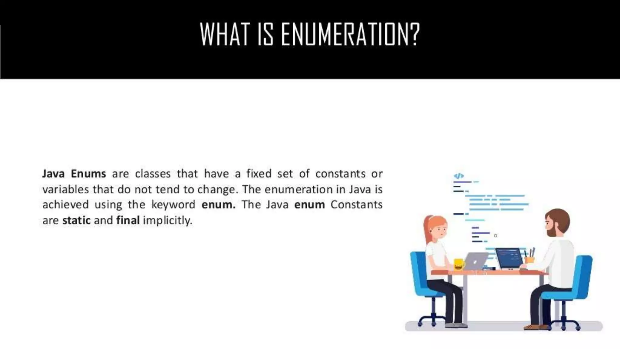 Enumeration In JAVA | PPTX
