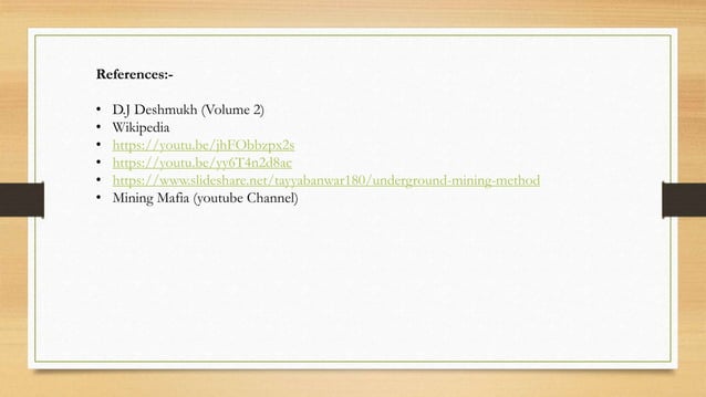 Stoping and methods of Stoping. | PPTX | Geology | Science