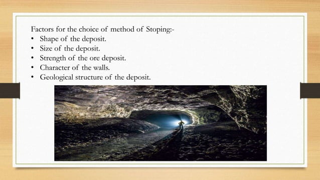 Stoping and methods of Stoping. | PPTX | Geology | Science