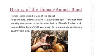 animal and human bond | PPTX