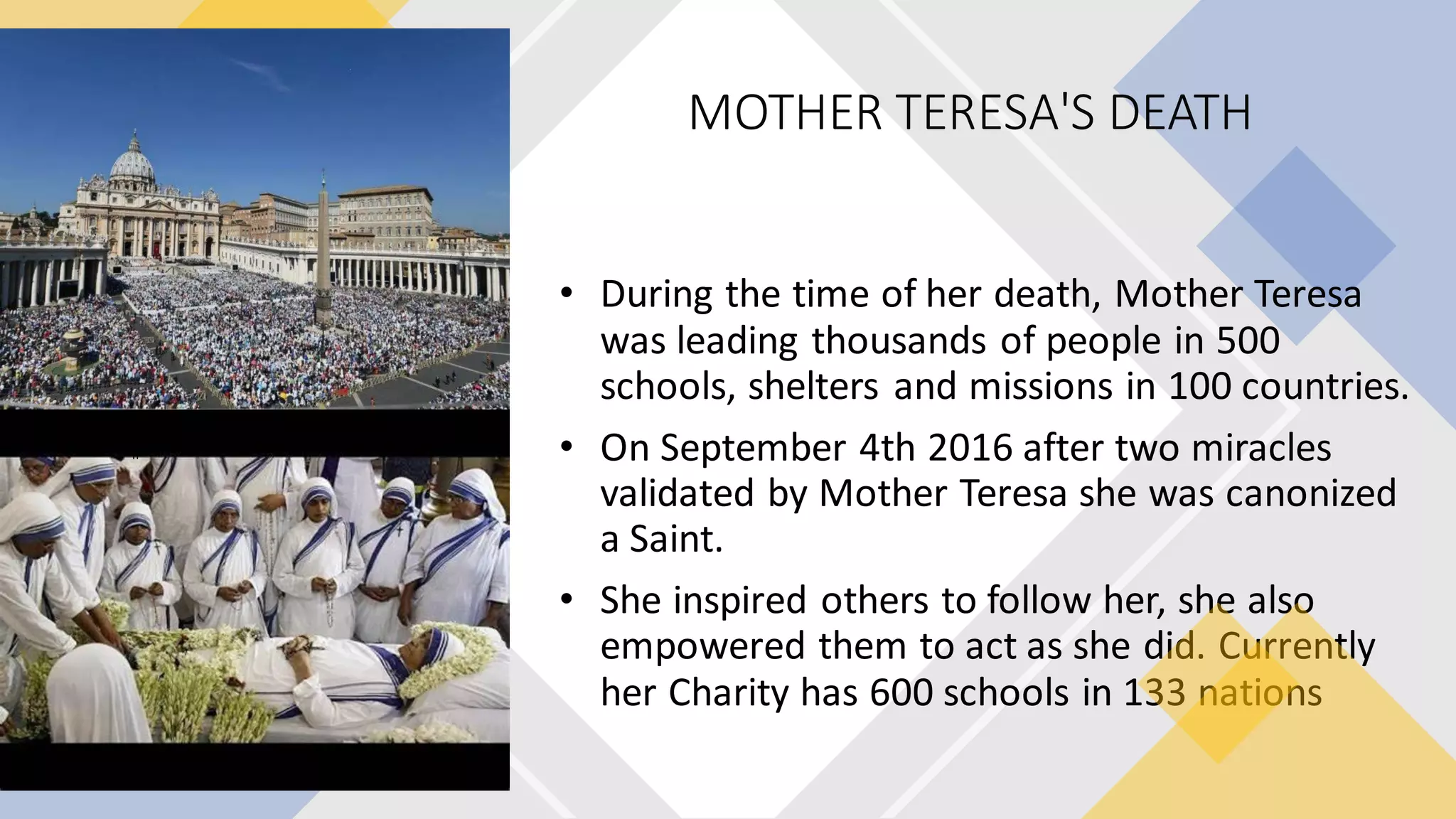 MOTHER TERESA | PPT