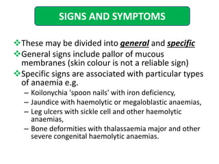 Anaemia | PPTX