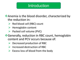 Anaemia | PPT