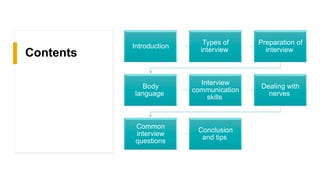 interview skills. pptx | PPT