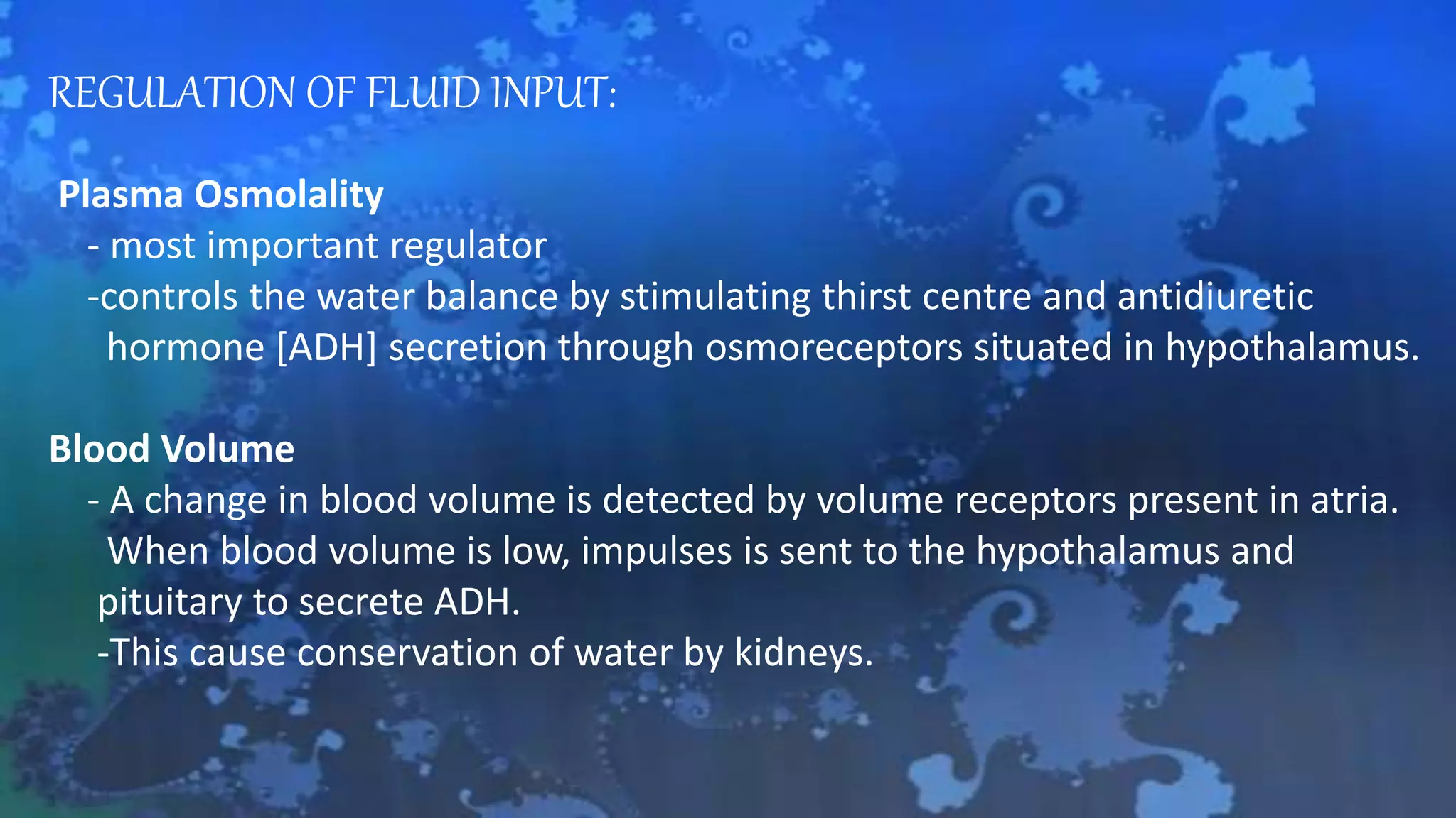 fluid balance | PPTX