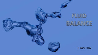 fluid balance | PPTX
