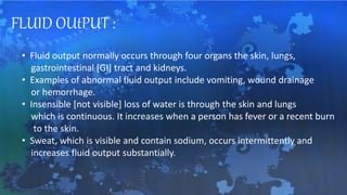 fluid balance | PPTX