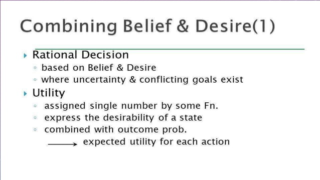 Making simple decisions | PPTX | Artificial Intelligence | Technology & Computing