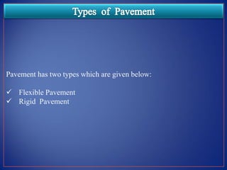 Pavement and Types of pavement | PDF