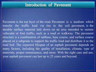 Pavement and Types of pavement | PDF