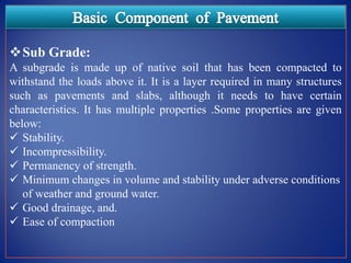 Pavement and Types of pavement | PDF