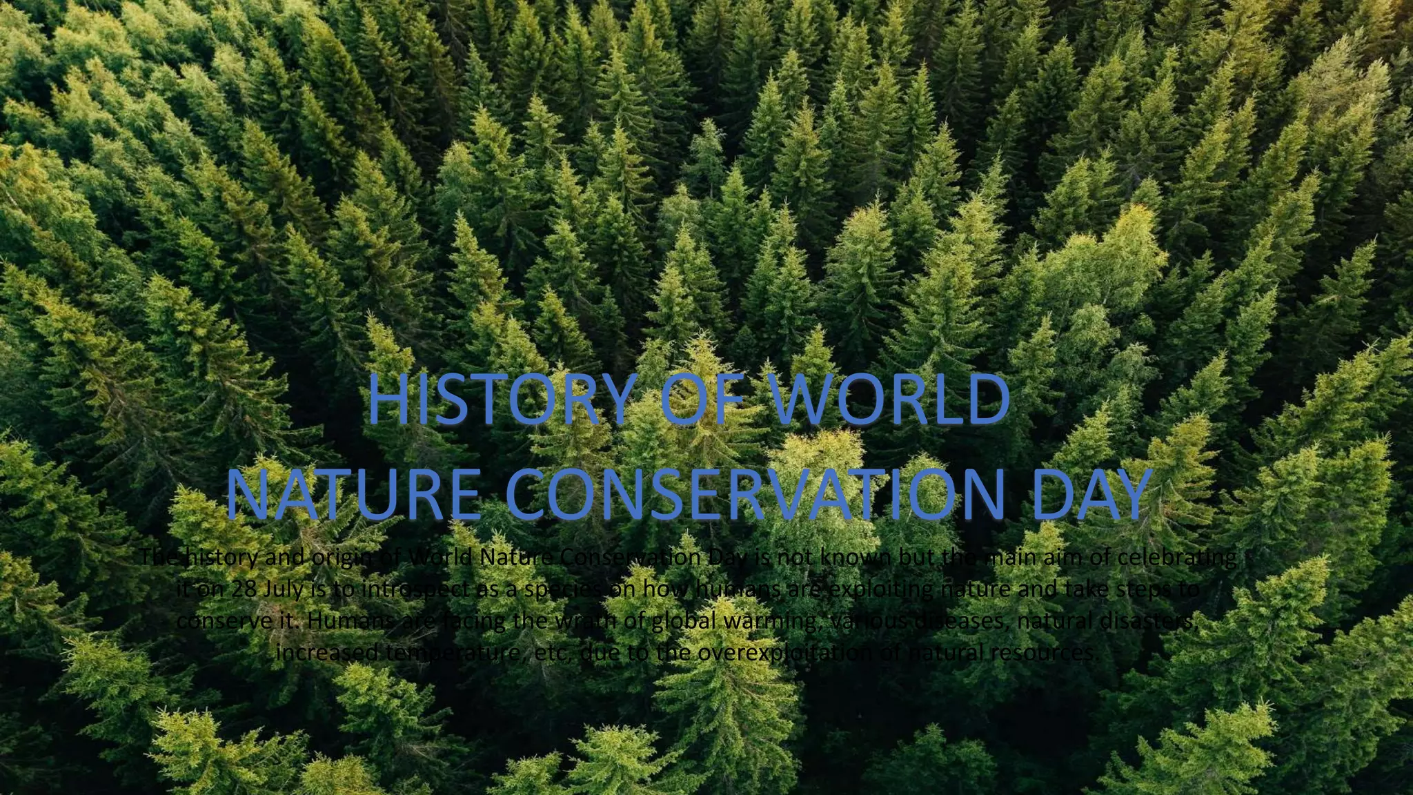 WORLD NATURE CONVERSATION | PPTX