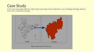 Landslide Susceptibility Map using Remote Sensing and GIS | PPTX