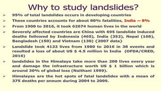 Landslide Susceptibility Map using Remote Sensing and GIS | PPTX
