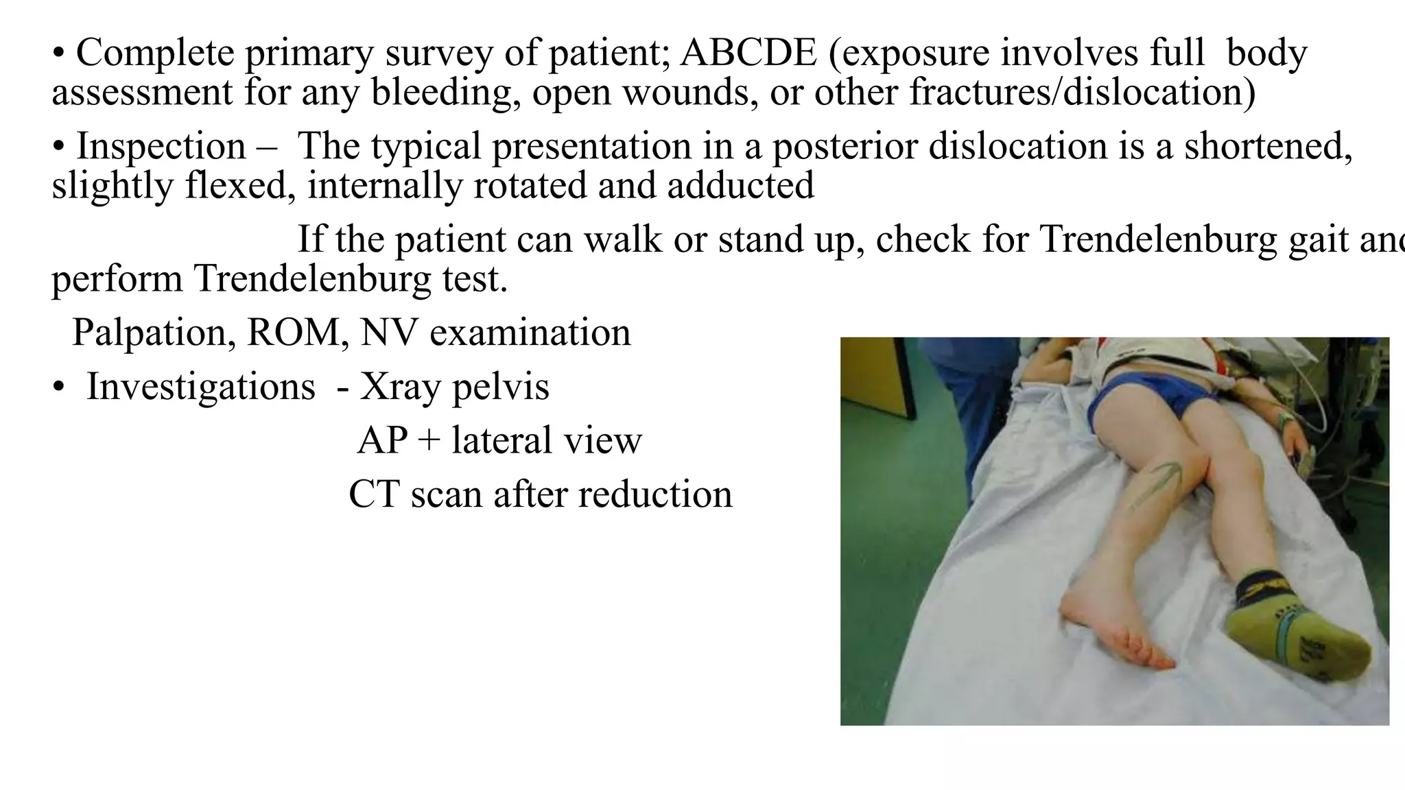 Hip Dislocation | PPTX