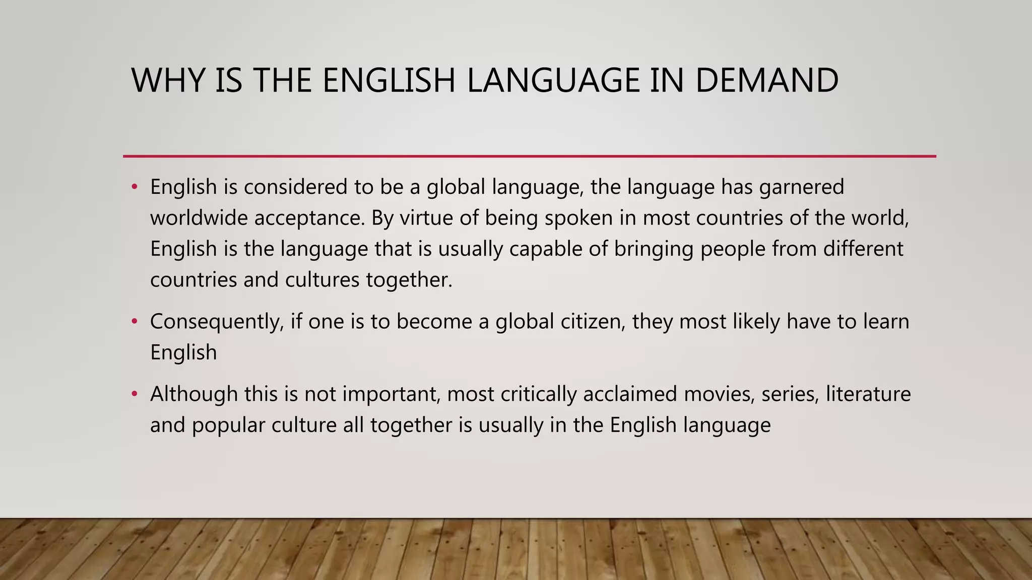 Teaching English as a second language | PPTX | Education