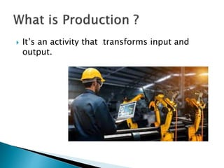Production function ppt. | PPT