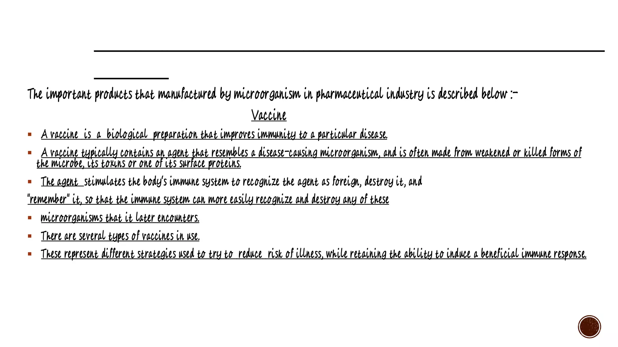 Role of microbiology in pharmaceutical and food industry | PDF