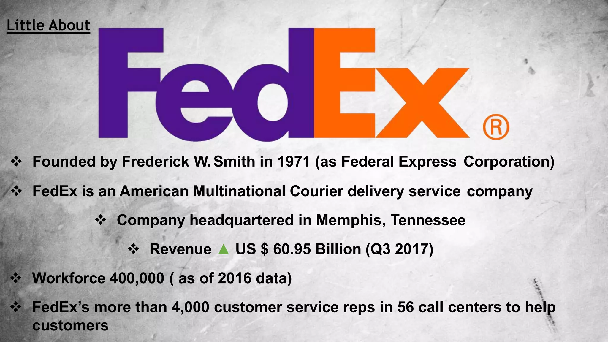 Fedex Case | PPTX