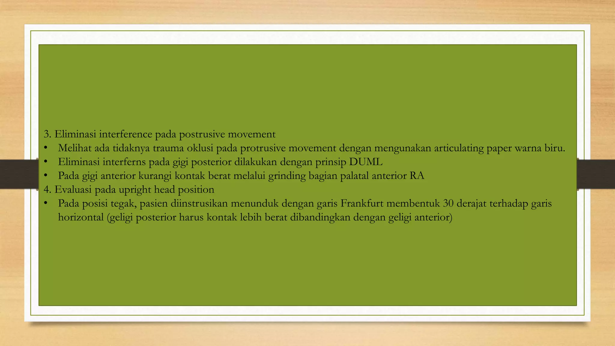 occlusal adjustment | PPTX