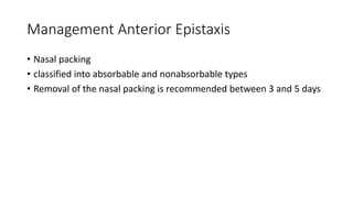 Epistaxis | PPT