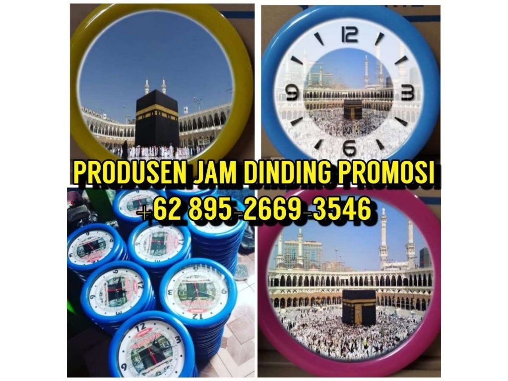 0895-2669-3546 | Jam Dinding Custom Bandung | PPTX
