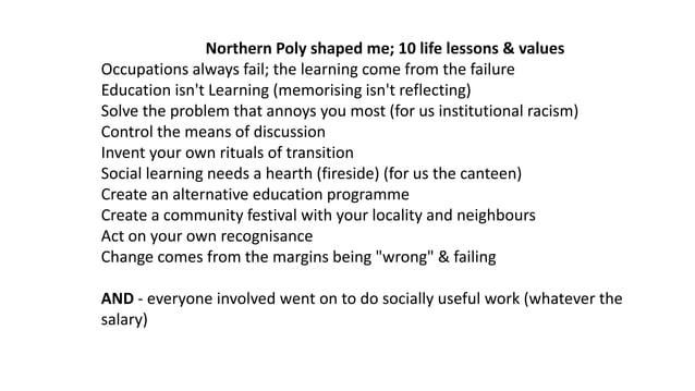 Northern Poly is Occupied 1971 | PPT