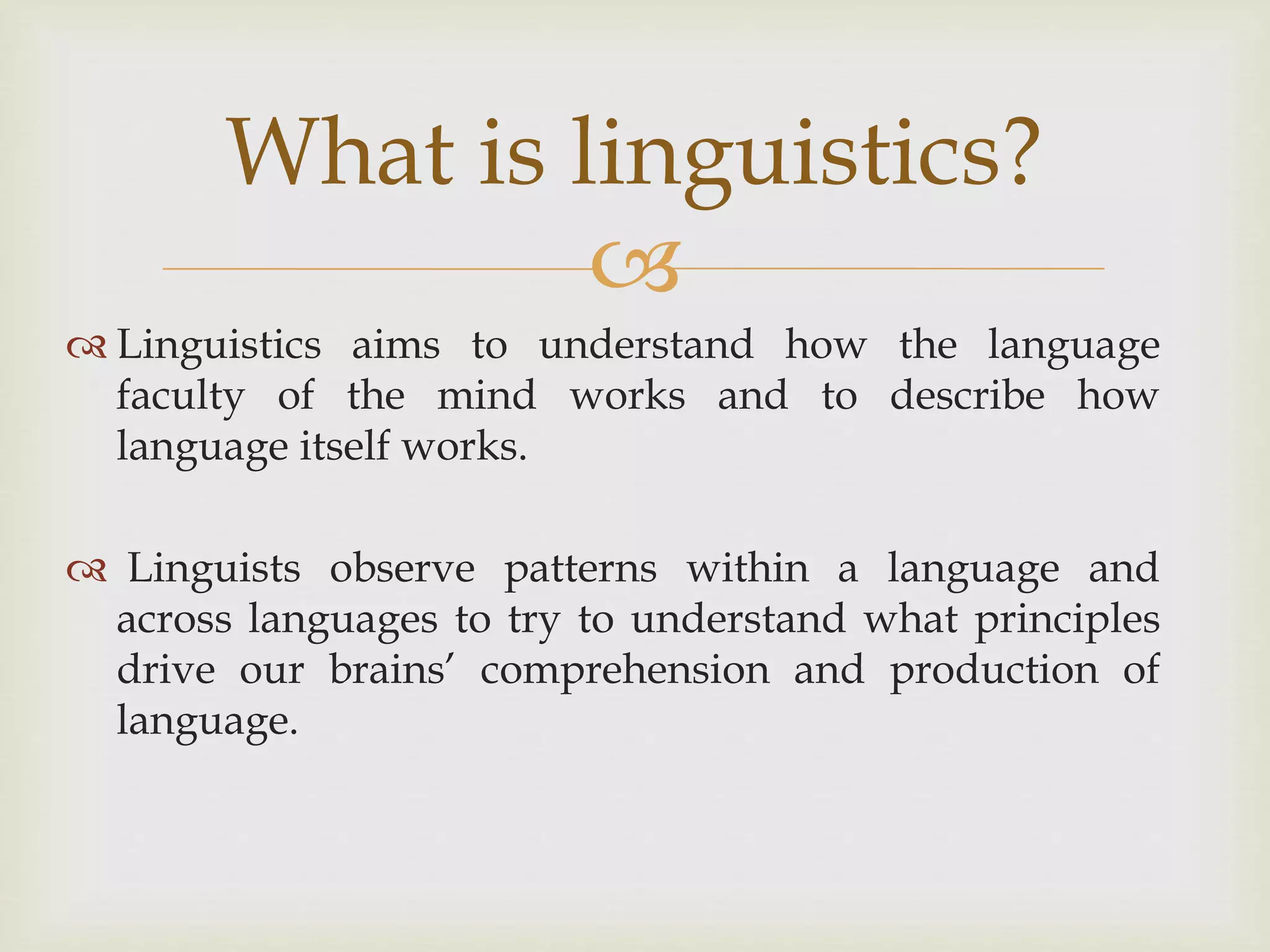 Linguistics.pptx | Science