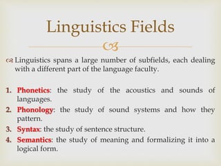 Linguistics.pptx | Science