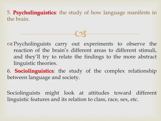 Linguistics.pptx | Science
