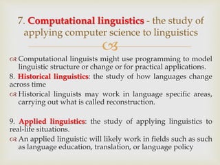 Linguistics.pptx | Science