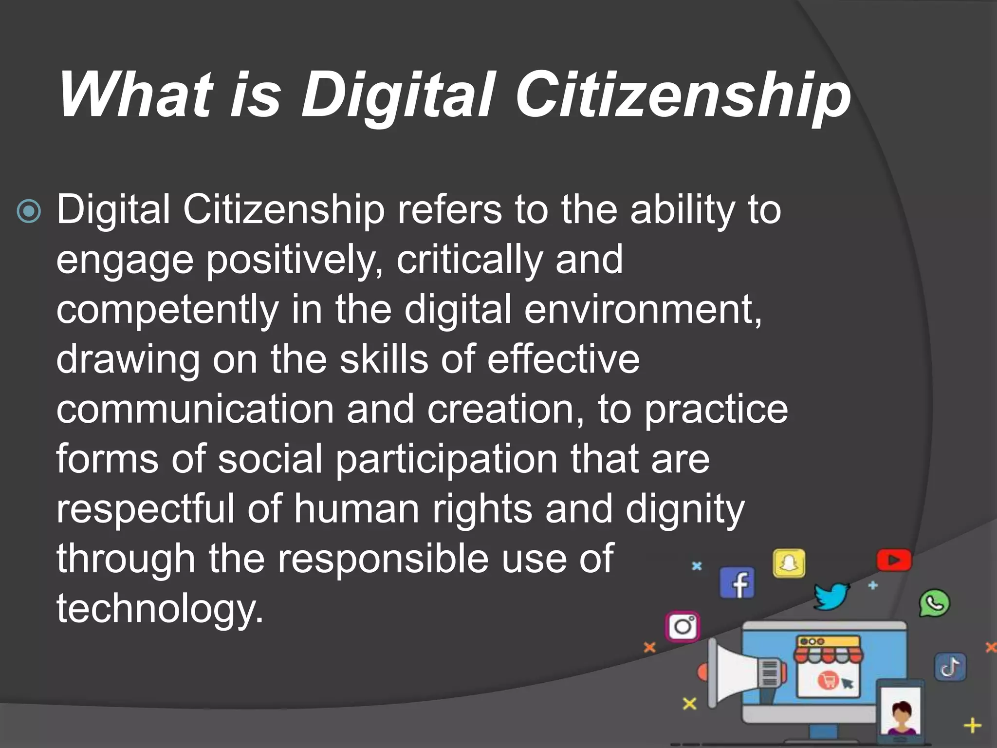 Digital Citizenship Presentation for Student | PPT