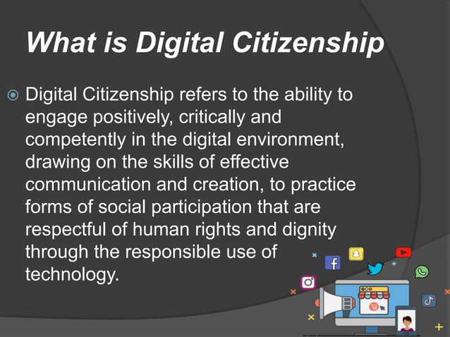 Digital Citizenship Presentation for Student | PPT