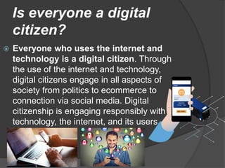 Digital Citizenship Presentation for Student | PPTX