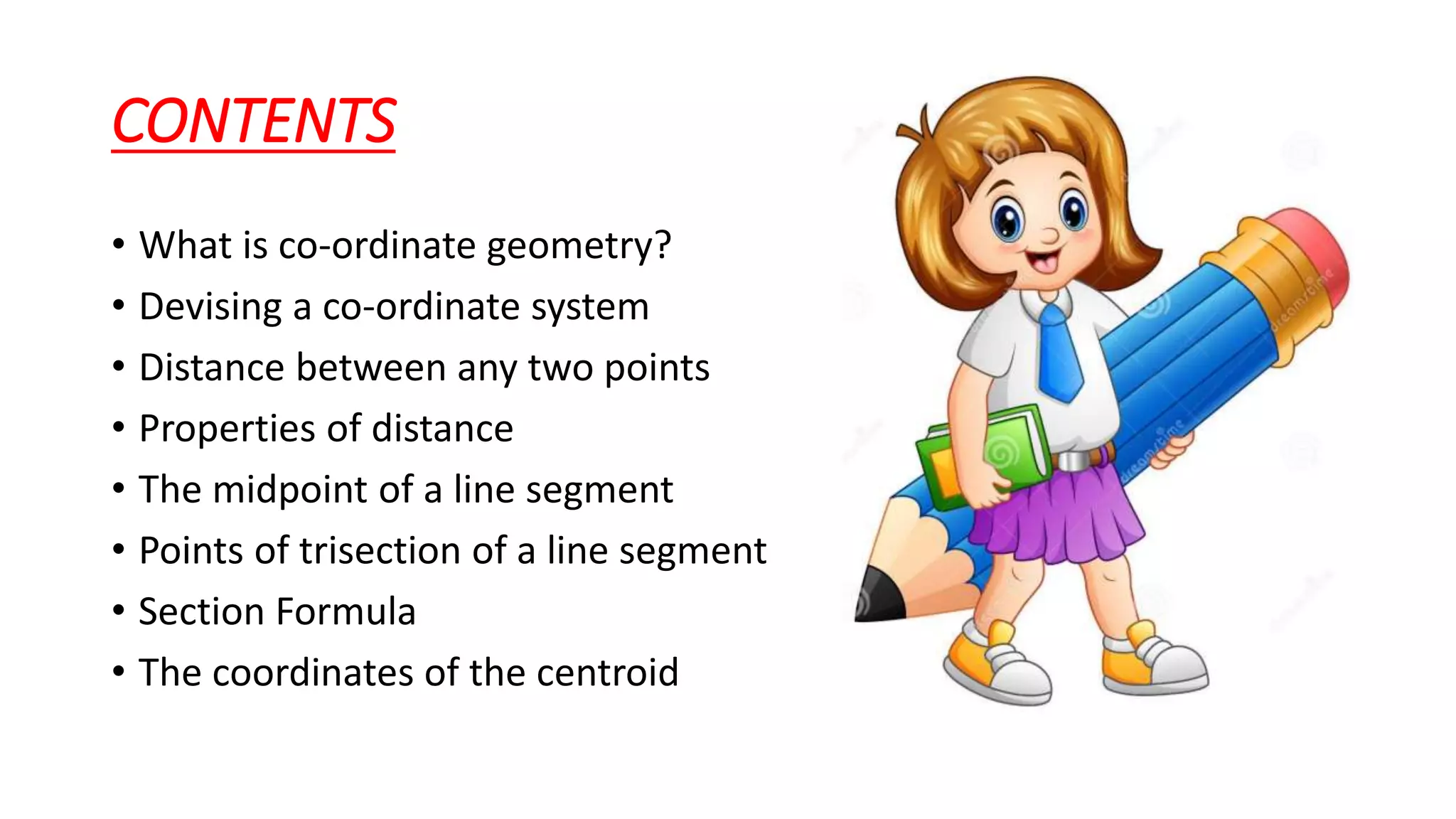 CO-ORDINATE GEOMETRY | PPTX